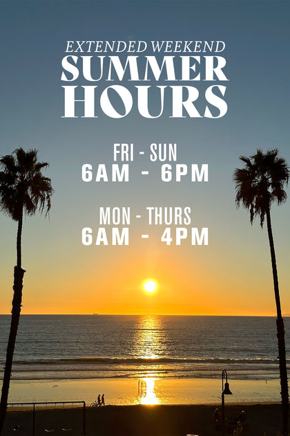 EXTENDED WEEKEND SUMMER HOURS – Bear Coast Coffee
